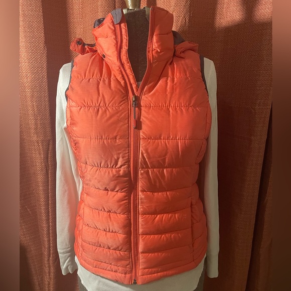 Tangerine | Jackets & Coats | Tangerine Small Puffer Vest In Coral And ...